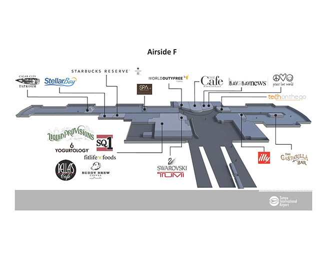 Terminal and Airside Maps | Tampa International Airport